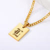 Engraved Old English Tag Necklace – The Jewel Parlor